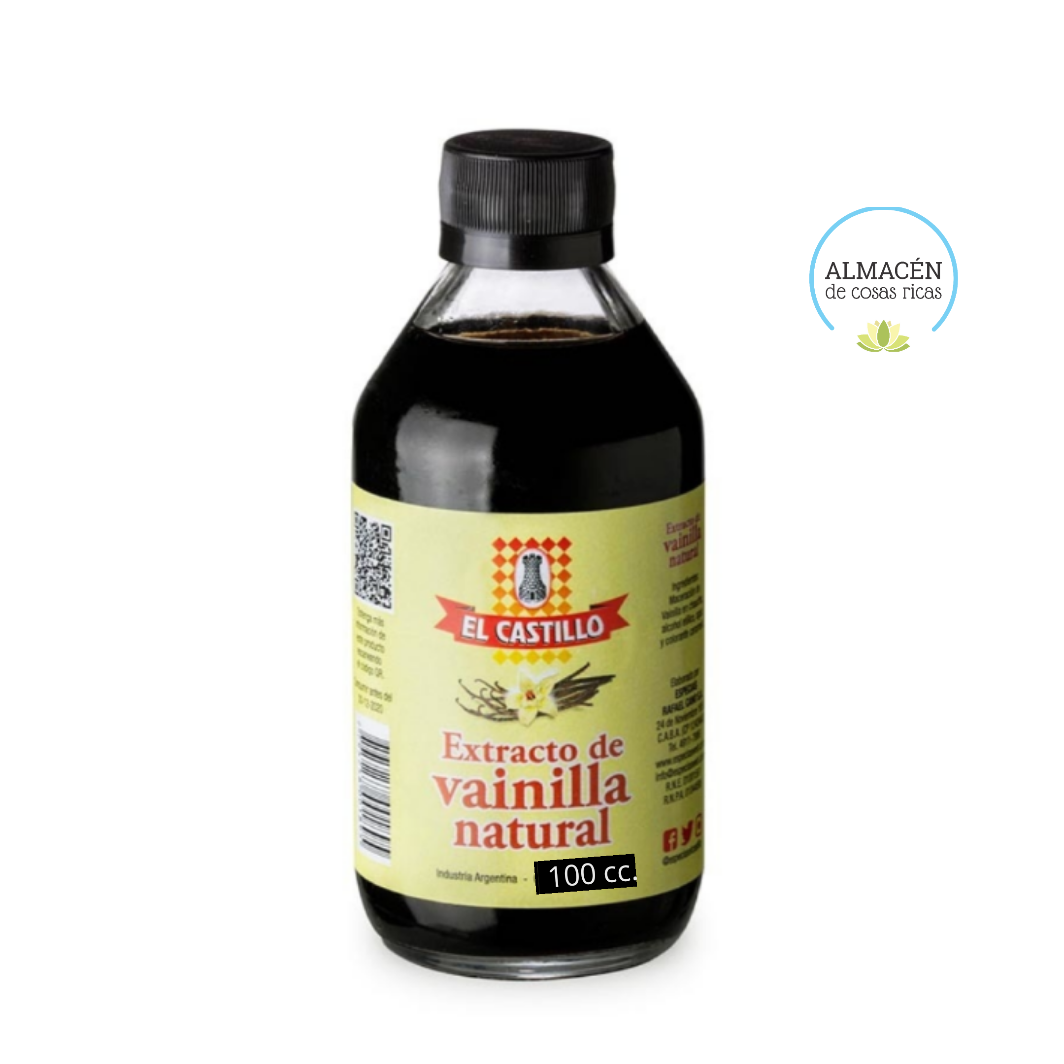 Extracto de Vainilla Natural El Castillo – Almacén de cosas Ricas