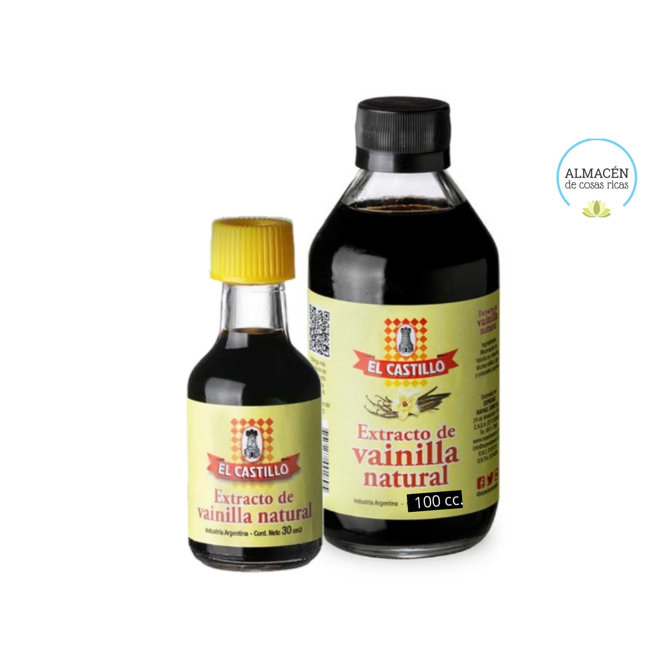 Extracto de Vainilla Natural El Castillo – Almacén de cosas Ricas